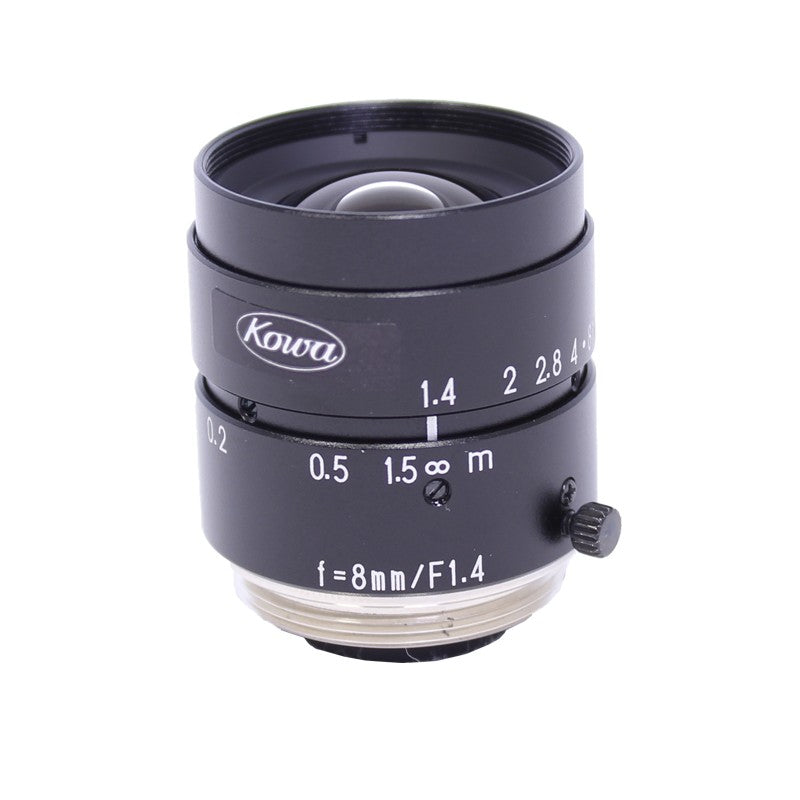 Kowa LM8JC 8 mm 2/3″ f/1.4 - f/16 C-Mount Fixed Focal Length Lens | Machine Vision Direct