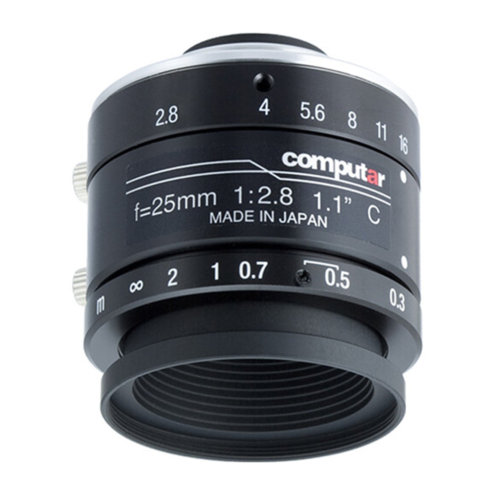 Computar VG2518KC-MPYIR-V31 25 mm 1.1″ ƒ/1.8 - ƒ/16 Fixed Focal Length Lens | Machine Vision Direct