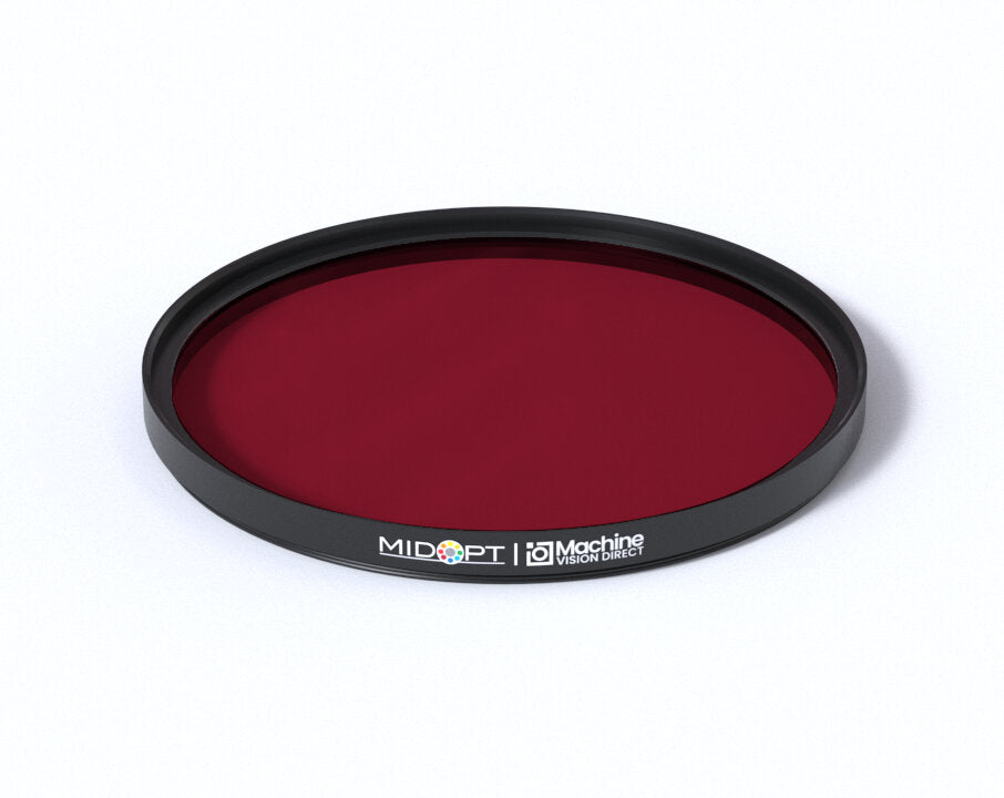 MidOpt Bi660 Dark Red Interference Bandpass Filter | Midwest Optical ...
