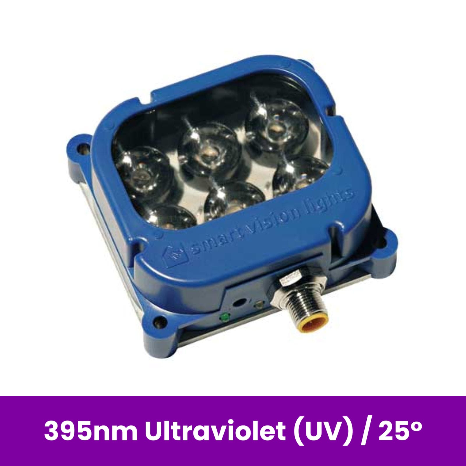 S75-395-W | S75 Brick Light, 46mm x 69mm, 395nm Ultraviolet (UV), 25 D