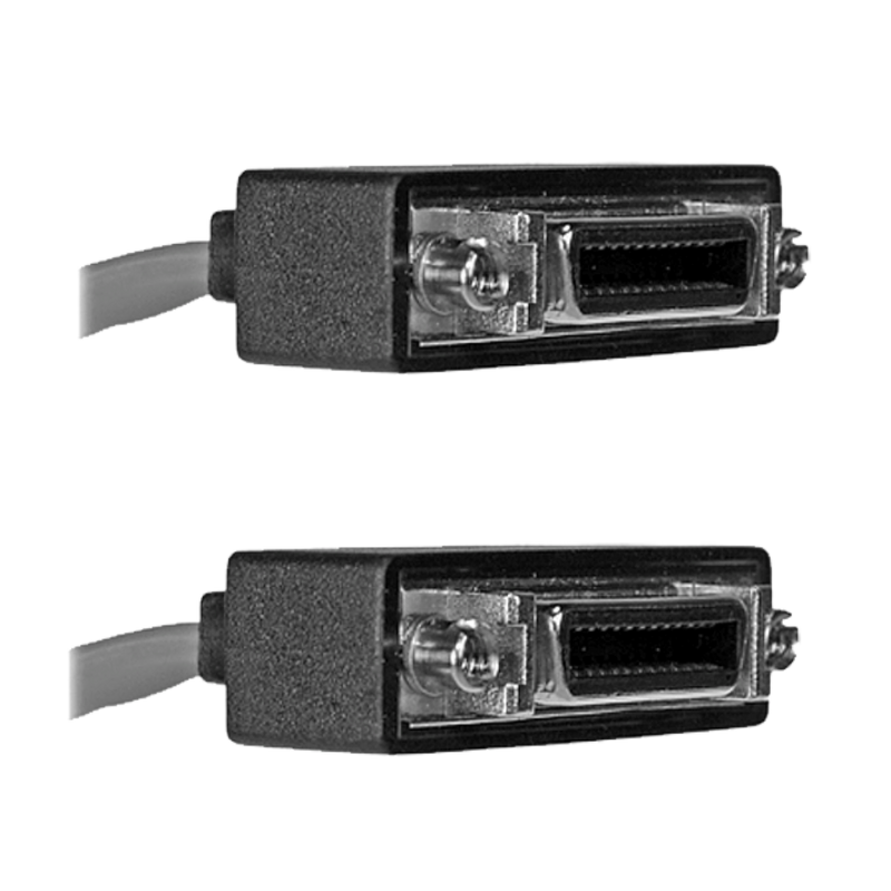 ICL-9-1-9-0.2M Cable, HDR Male Straight Exit with Recessed Screw to HDR ...