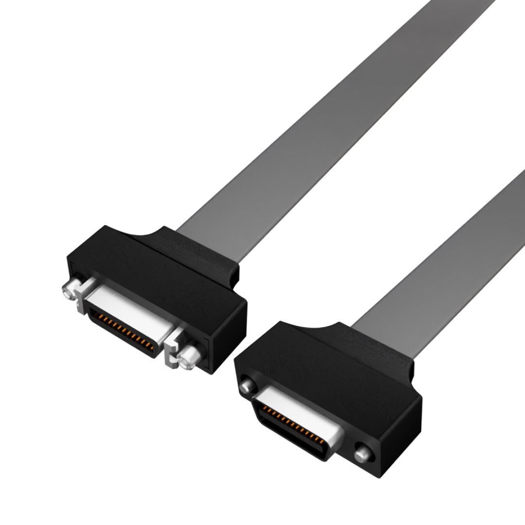 CEI ICL-1-1-6-0.5M Cable, MDR Female Straight Exit to MDR Male Straight ...