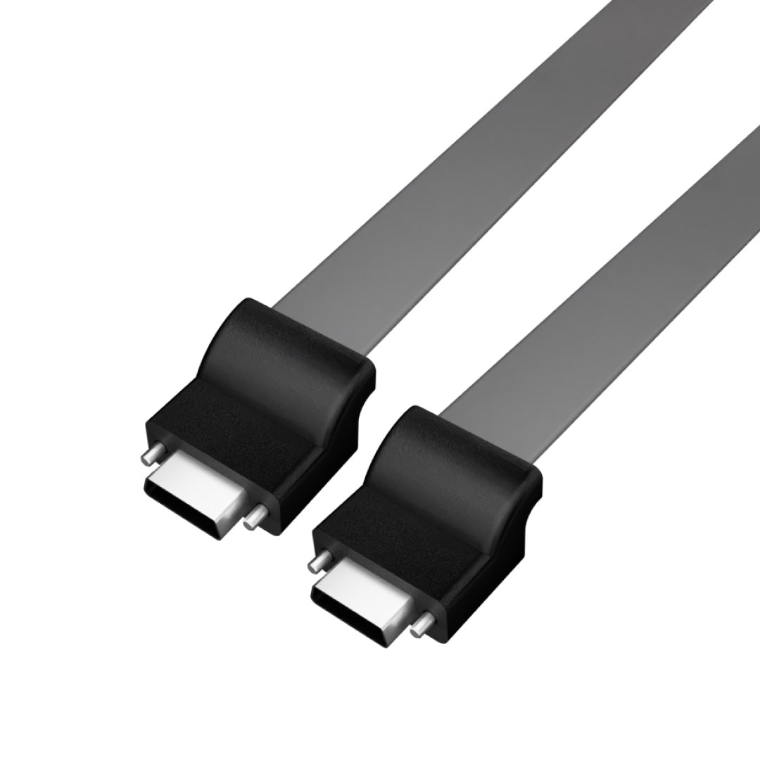 ICL-9-1-9-0.2M Cable, HDR Male Straight Exit with Recessed Screw to HDR ...